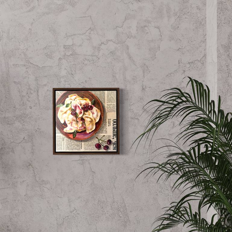Sweet Edition: Varenyky Painting by Irina Kurganskaya | Saatchi Art