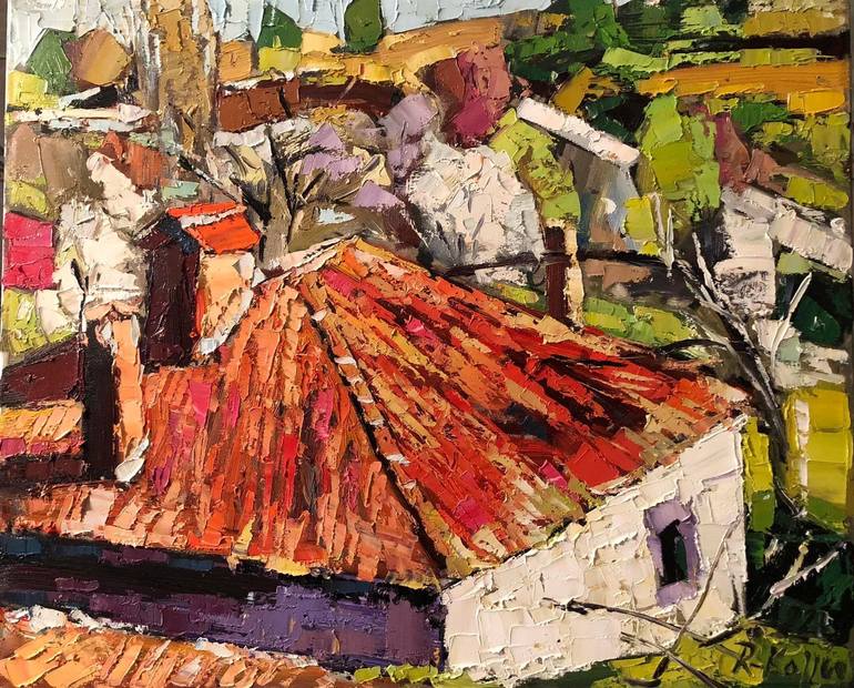 Spring morning Painting by Romi Kallco | Saatchi Art