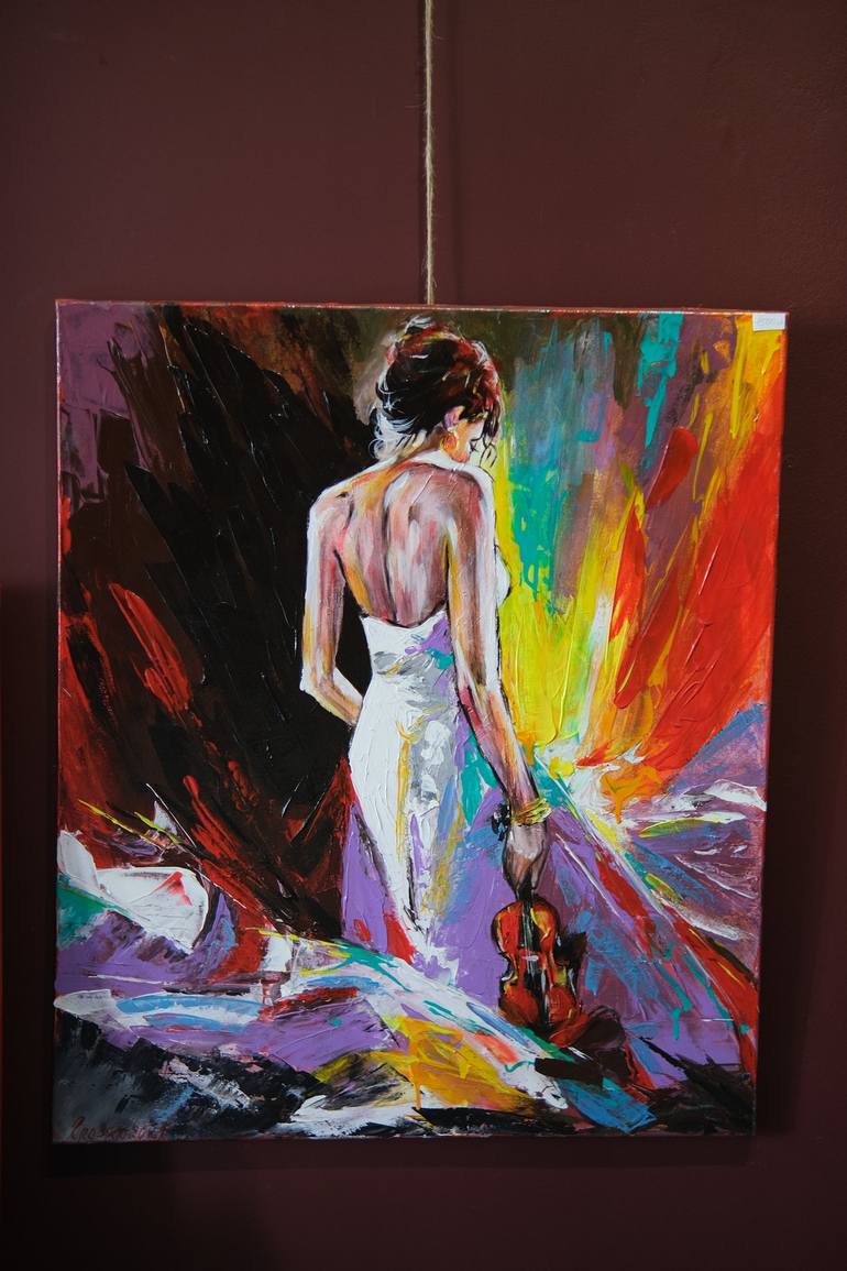 GRL PLY MSC Painting by Yuliia Skorenok | Saatchi Art