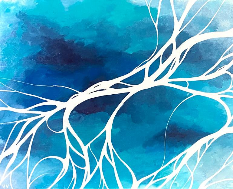 Mycelium 1 Painting by Var Vasilchenko | Saatchi Art