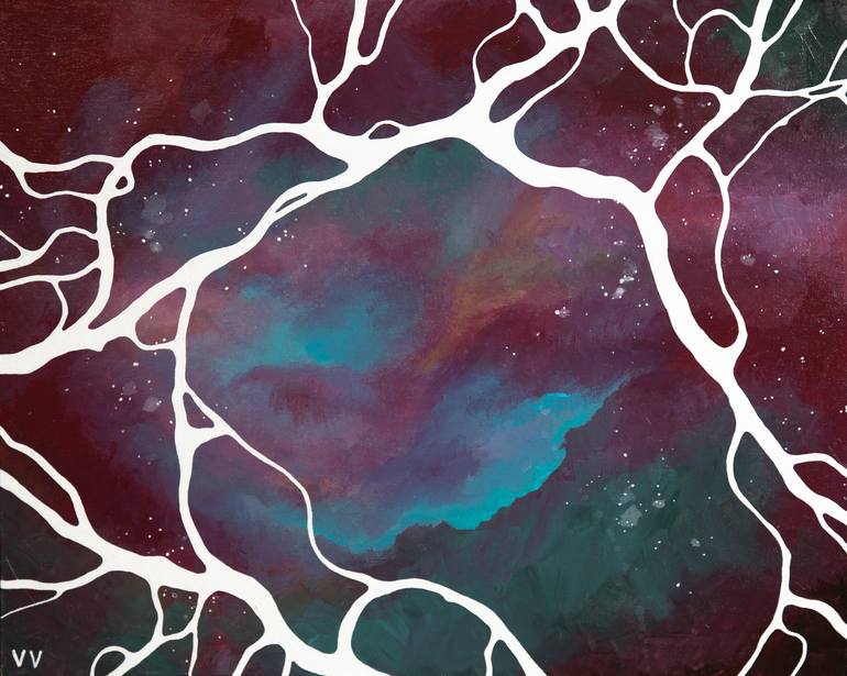 Mycelium 4 Painting by Var Vasilchenko | Saatchi Art