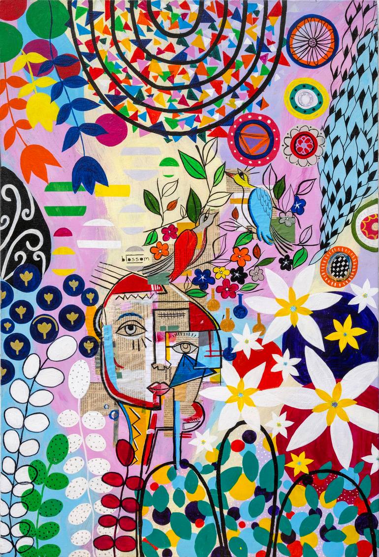 The Blown Mind Painting by Stuti Bramhecha | Saatchi Art