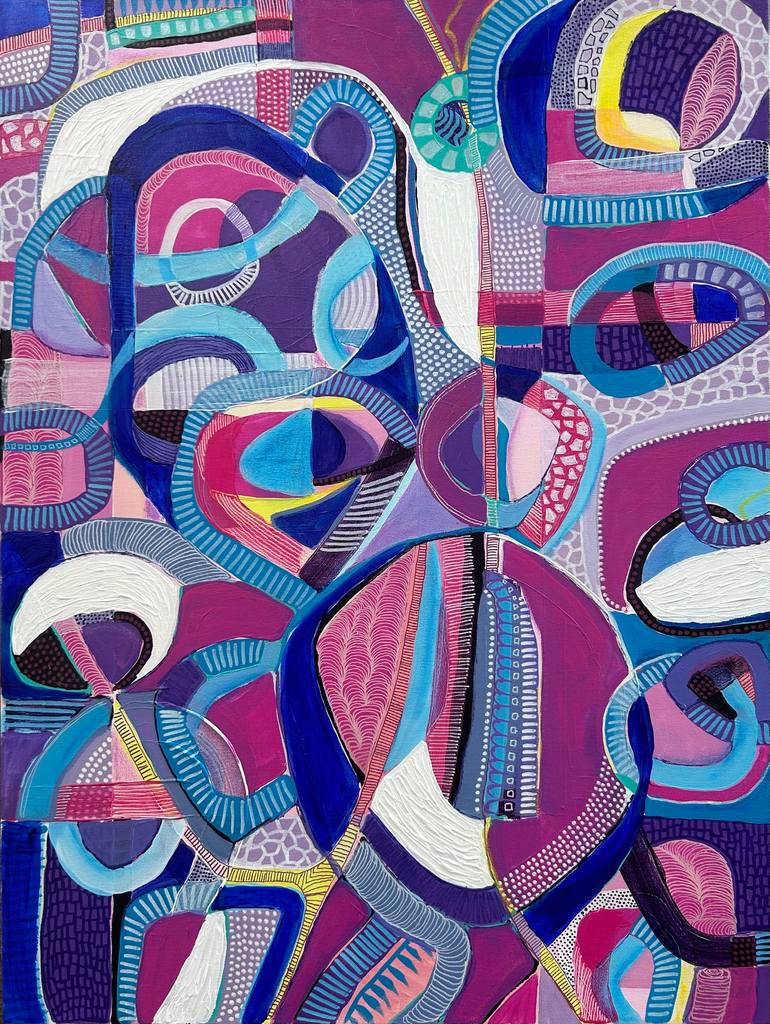 Intertwined Painting by Samantha Malone | Saatchi Art