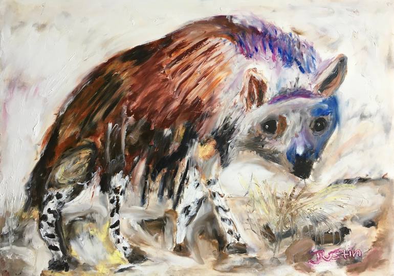 The Strandwolf Painting by Justin Halo | Saatchi Art