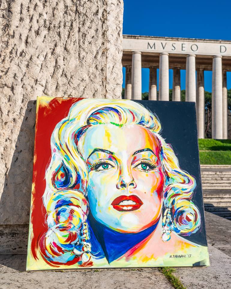Marilyn Monroe Painting by Massimo Paravani | Saatchi Art