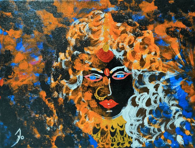 Beauty in Black, original artwork large abstract by Jyo Painting by ...