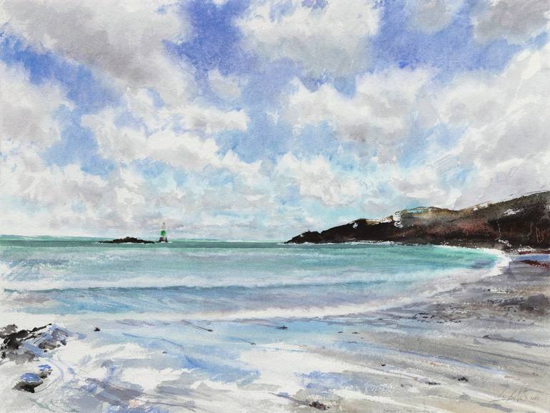 'Dahouët. (The Cleansing Sea).' Painting by Martin Beresford | Saatchi Art