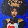 Queen of Hearts Painting by Kate Broderick | Saatchi Art