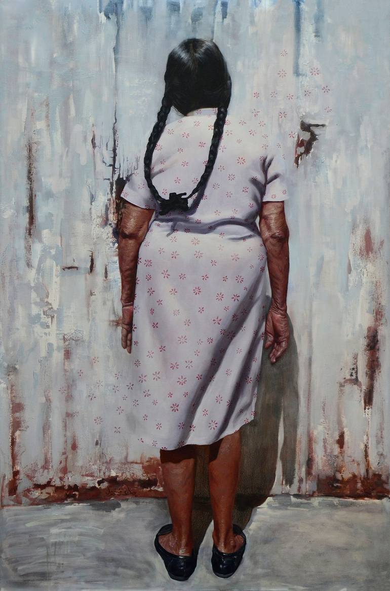 Tiempo en la piel II. Painting by Andrés Alarcón | Saatchi Art