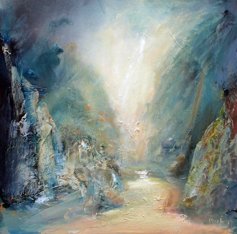 Solitary Exploration Painting by Steve Slimm | Saatchi Art