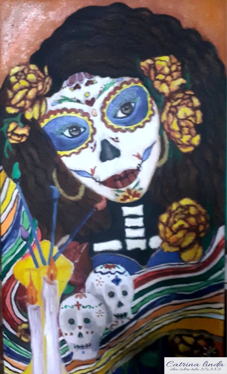 CATRINA LINDA Painting by BEY ART | Saatchi Art