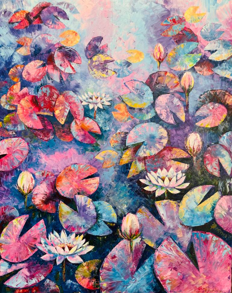 Lily Painting Original Artwork Flower Oil Artwork Painting by Natalia ...