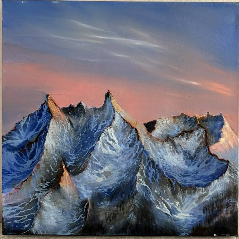 The illusion of distance Painting by Alina Mikhaylova | Saatchi Art