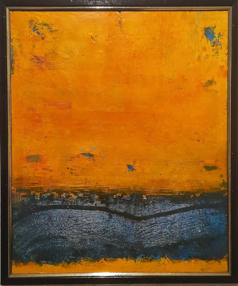 Orange, marine Painting by Alessio Mariotto | Saatchi Art