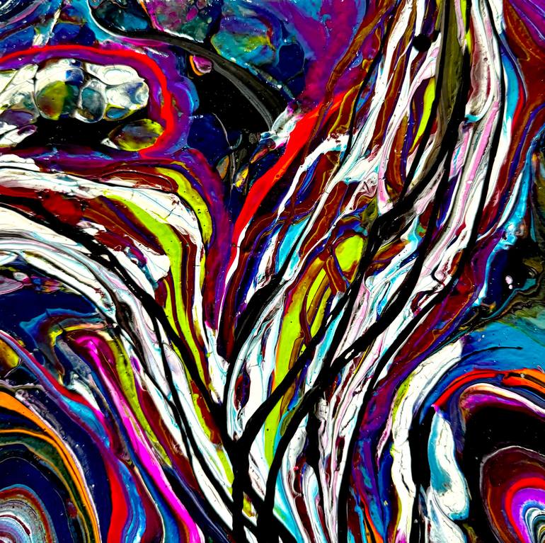FLUID FUSION Painting by Dani Wilson | Saatchi Art