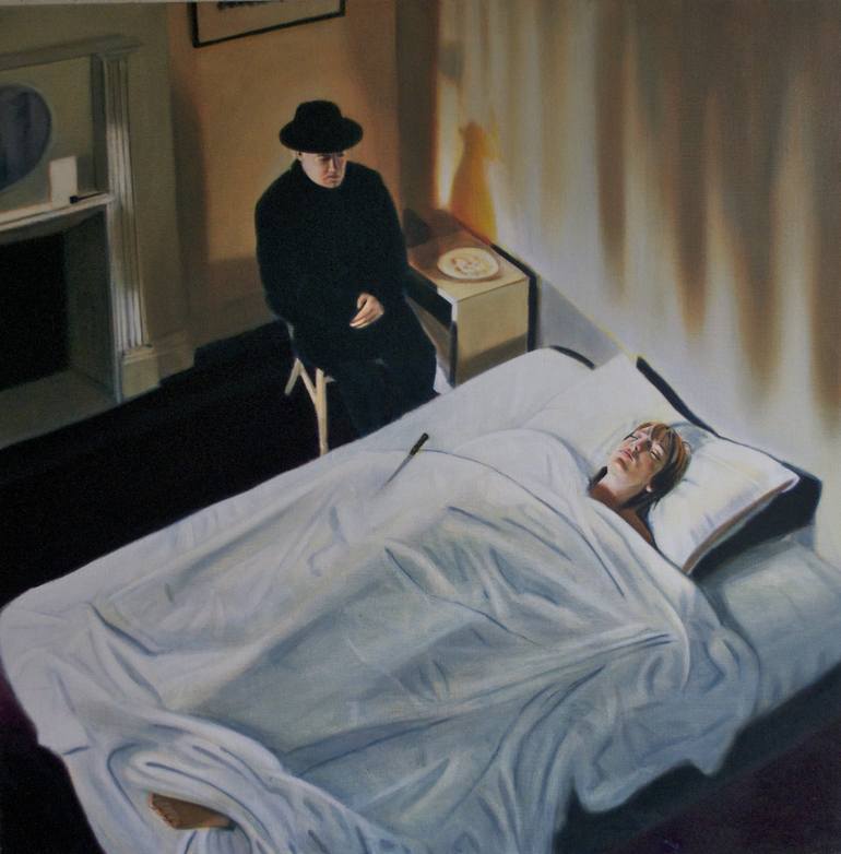 La Morte del'Amore Painting by Alan Dick | Saatchi Art