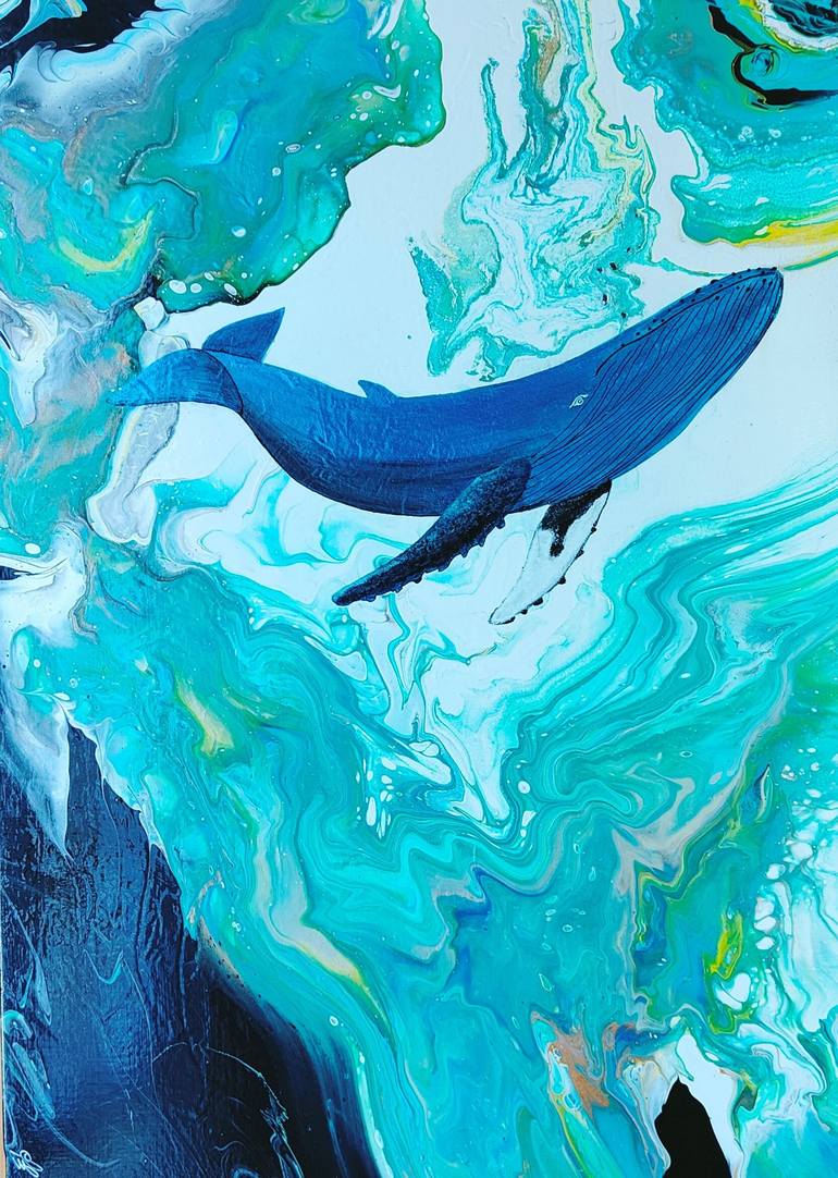 Under the Surface Painting by Emanuela Lo Presti | Saatchi Art
