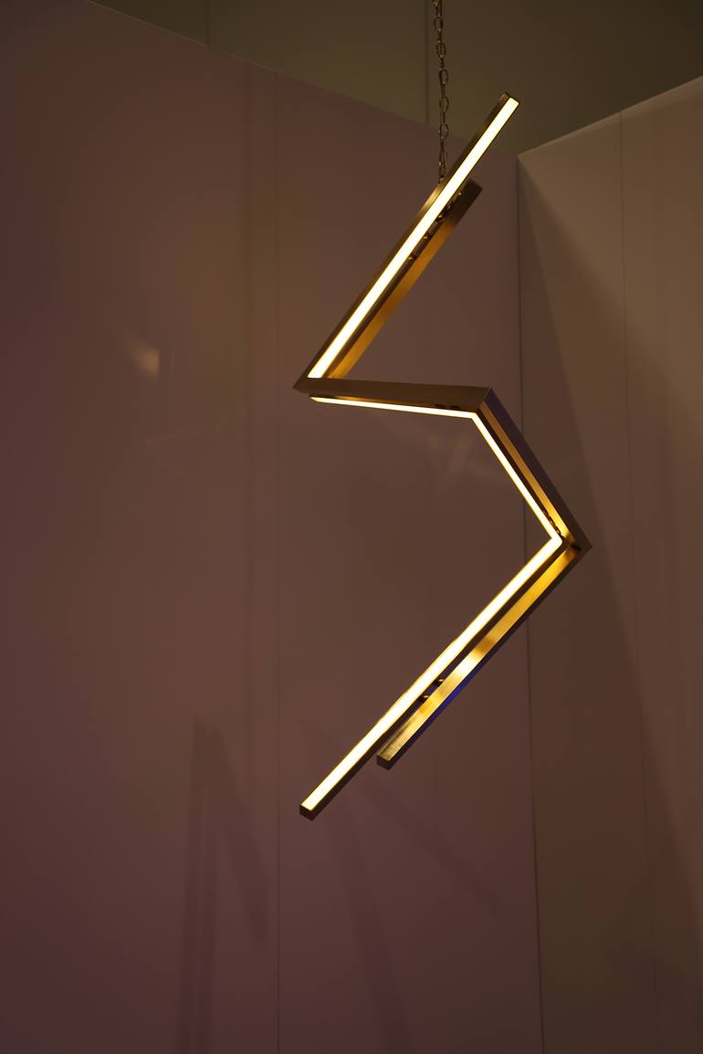 Double Flash - Collectible Light Sculpture Sculpture by Ilan El ...