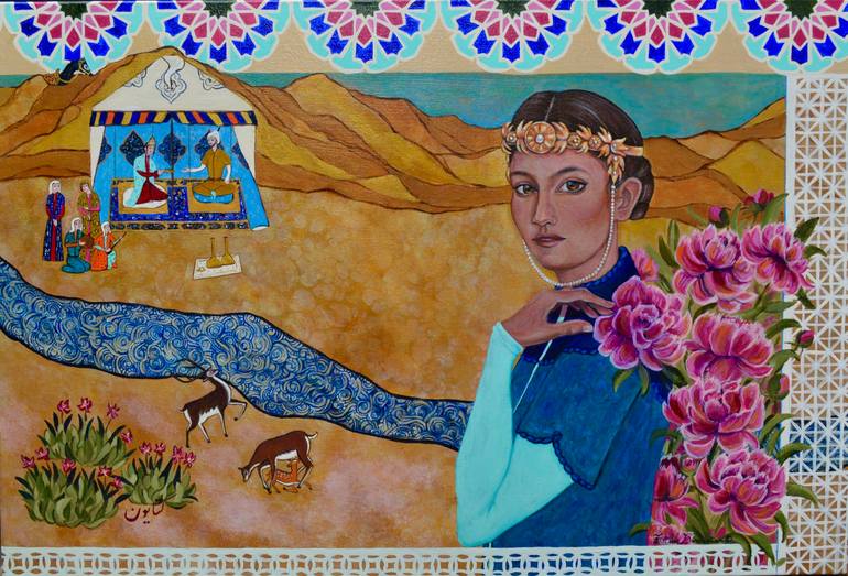 Katayoun Painting by Fariba Doroudian | Saatchi Art