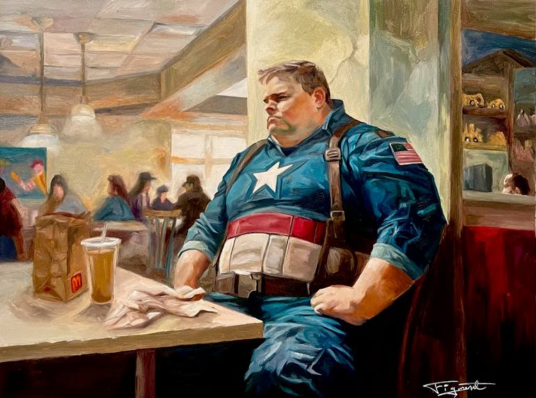 The Cap Painting by Kevin Lee | Saatchi Art