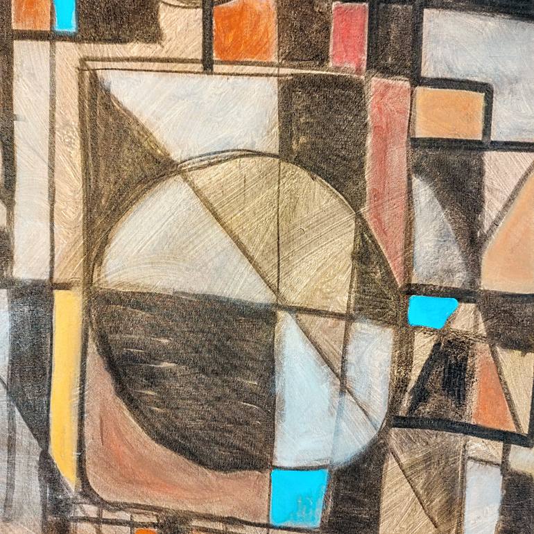 The Windows by Ilias Valaris Acrylic Abstract Art Painting by Corfu ...