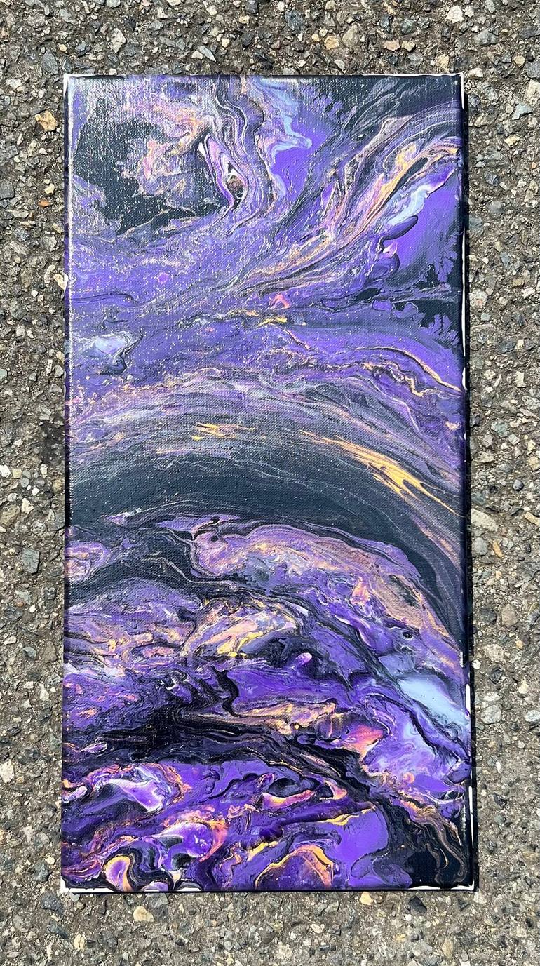 Purple Jupiter Painting by Chandra Mehl | Saatchi Art