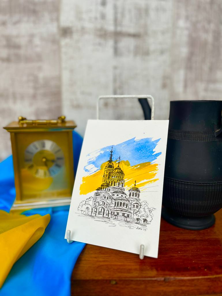 Annunciation (Blahovishchensky) Cathedral, Kharkiv, Ukraine Painting by ...