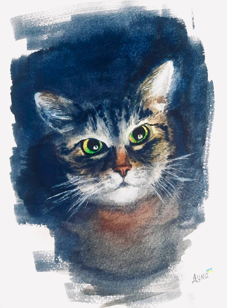 Tolik Painting by Yevheniya Duka | Saatchi Art