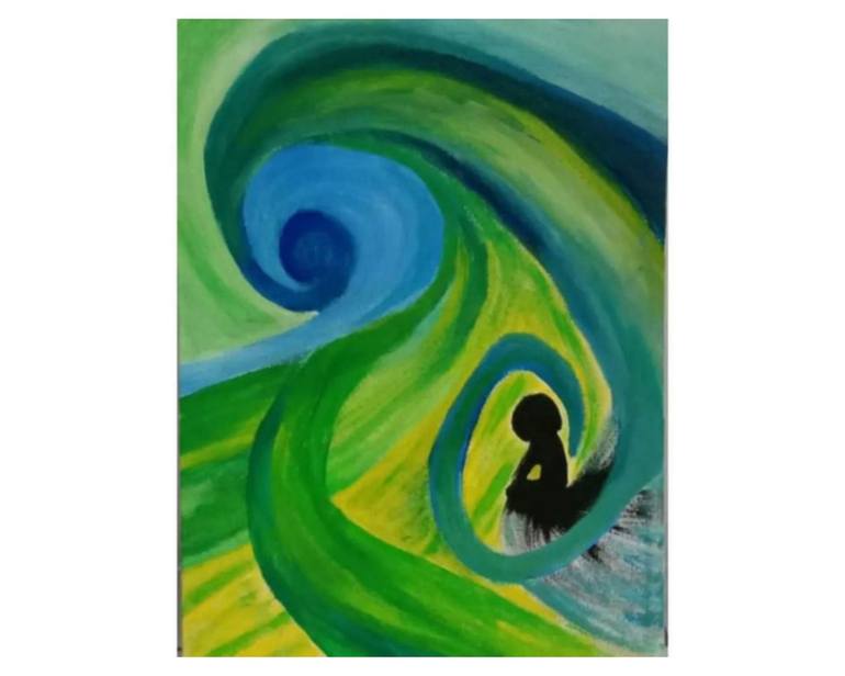 Missing Deep Painting by Fauzi Fata | Saatchi Art