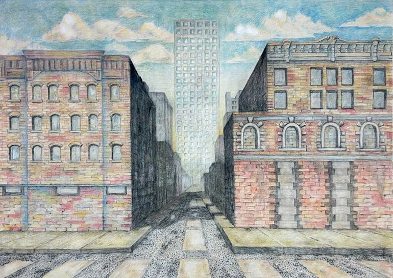 The Lone Sentinel Drawing by Gary Trente | Saatchi Art