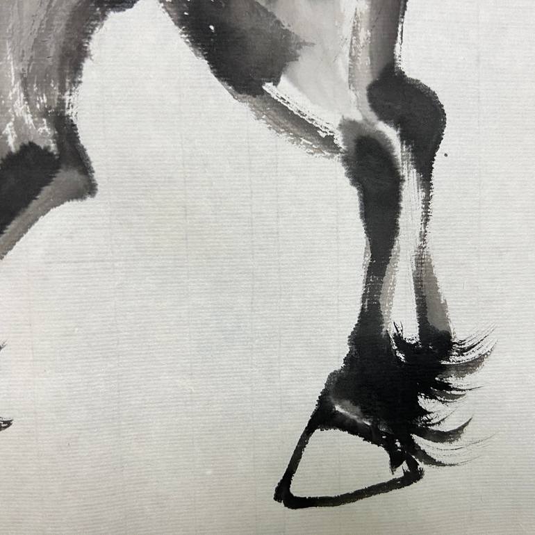 Ink horse Drawing by See Yuan Cheng | Saatchi Art