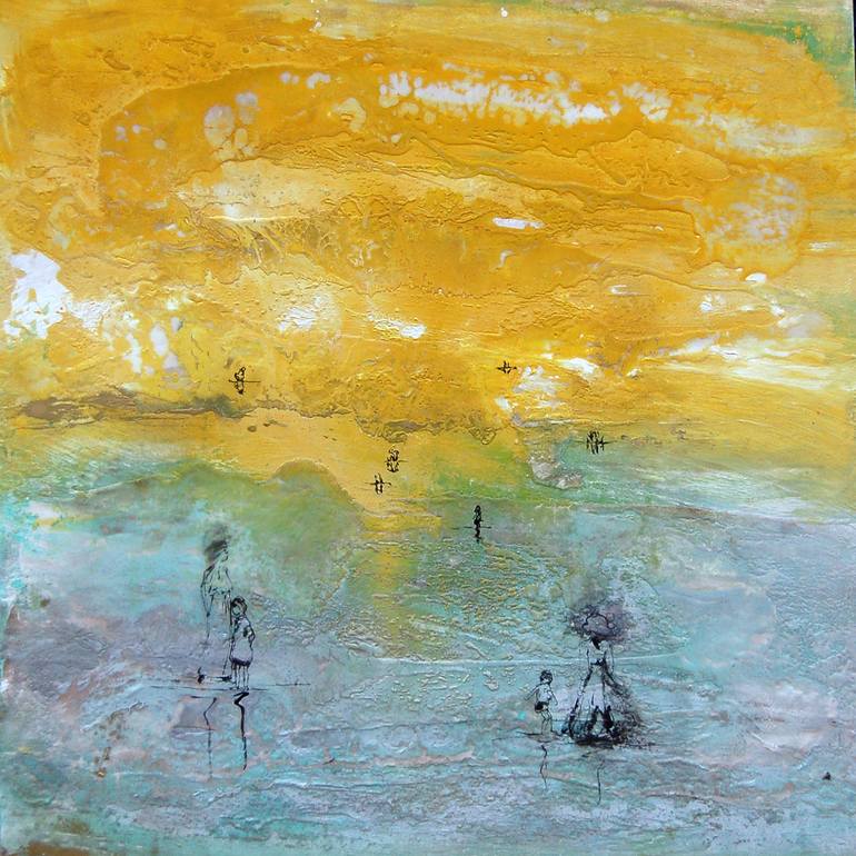 SENTIRSI VAGAMENTE ALTROVE Painting by Giusy Lauriola | Saatchi Art