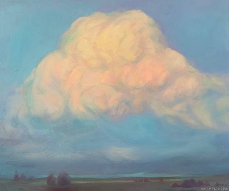Serene Realm Painting by Zihan Ye | Saatchi Art