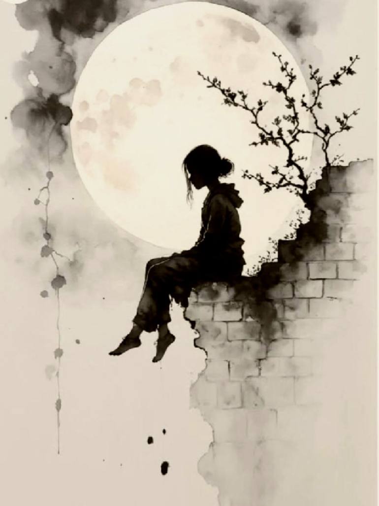 Timeless Beauty Painting by Imran Ahmed | Saatchi Art