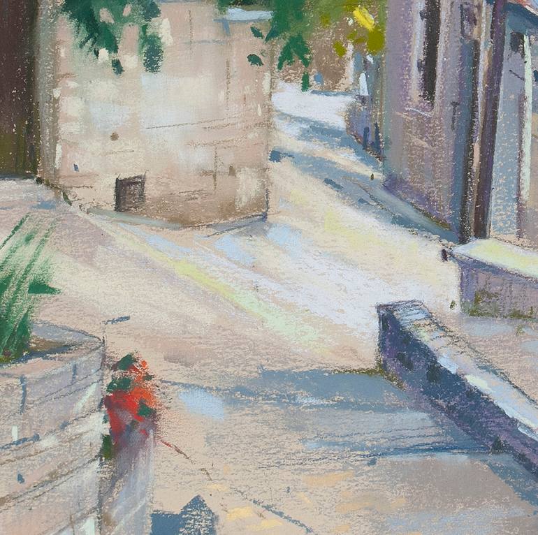 Lofou Village. Cyprus Drawing by Anastasia Krivenko | Saatchi Art