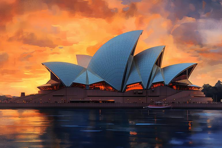Sydney Opera House Digital by Michael Jansen | Saatchi Art