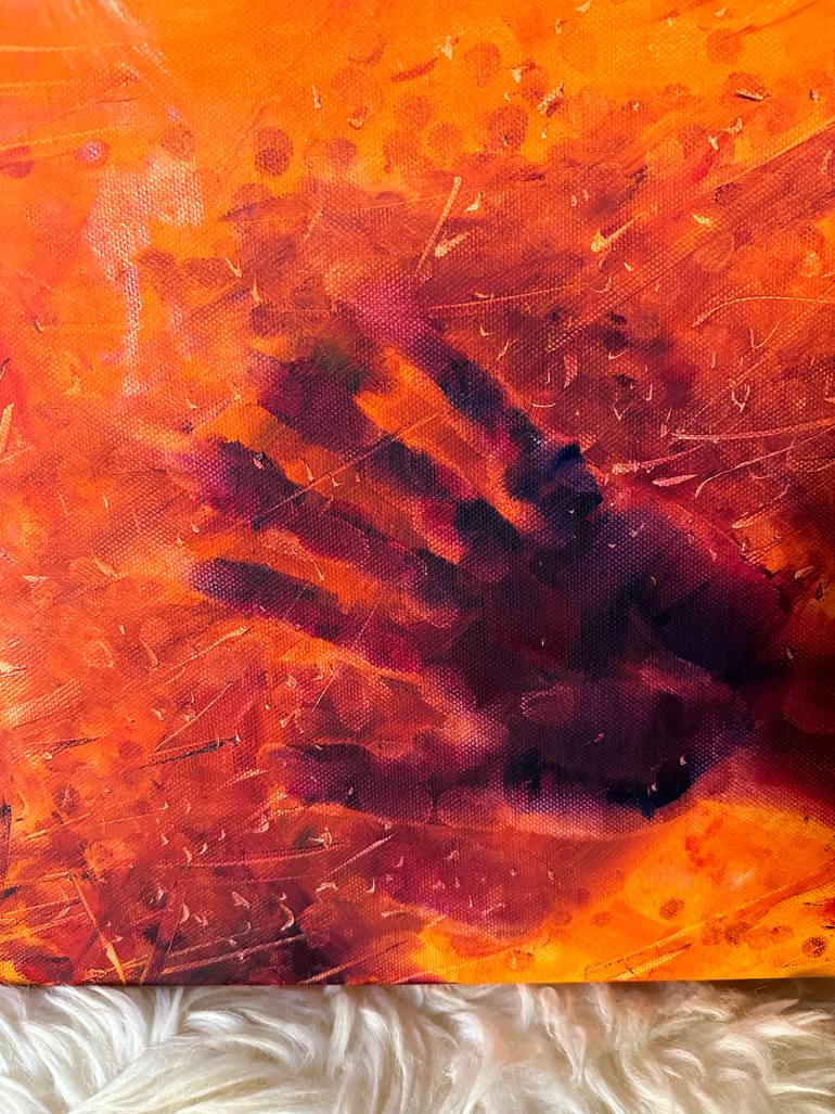 Fireball Painting by Natalia Mikhaylina | Saatchi Art