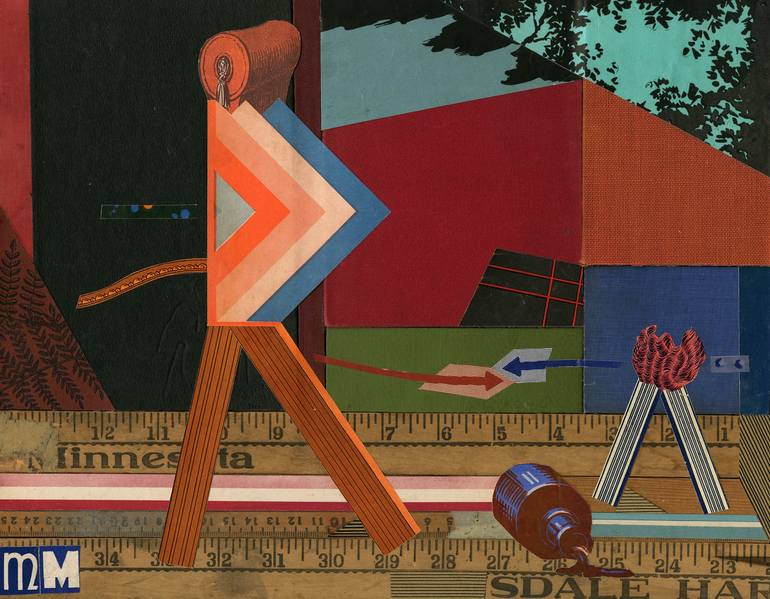 Beg Your Pardon Collage by Mark Montgomery | Saatchi Art