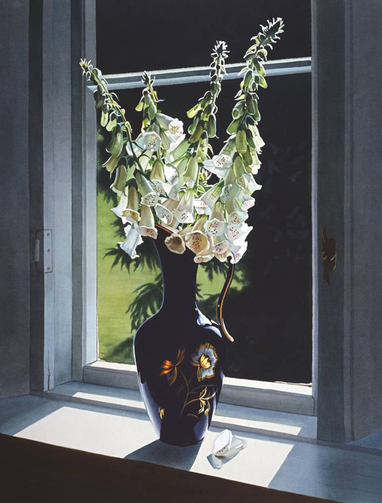 Foxgloves Painting by Barbara K Buer | Saatchi Art