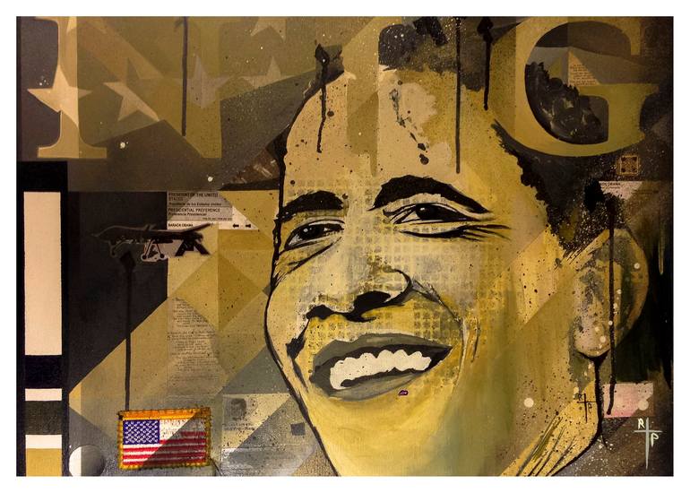 N.I.G. (SOLD) Painting by Aaron Lee | Saatchi Art
