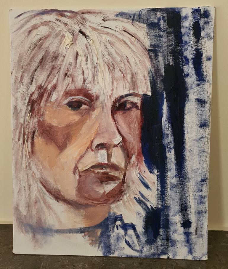 Artist's Self Portrait Painting by Anna Jordan | Saatchi Art