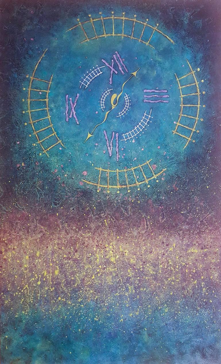 Spirit of Time Painting by Serap Kokten | Saatchi Art