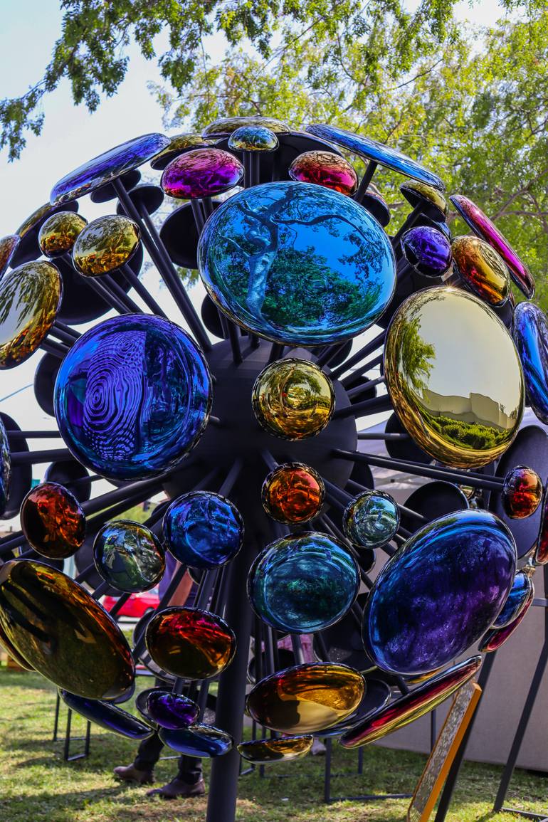 Sculpture SPACE EXPANSION Multicolor Sculpture by Olena Polishchuk ...