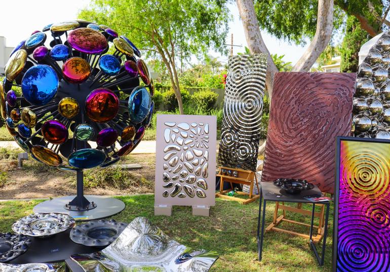 Sculpture SPACE EXPANSION Multicolor Sculpture by Olena Polishchuk ...