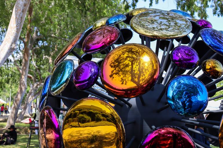 Sculpture SPACE EXPANSION Multicolor Sculpture by Olena Polishchuk ...
