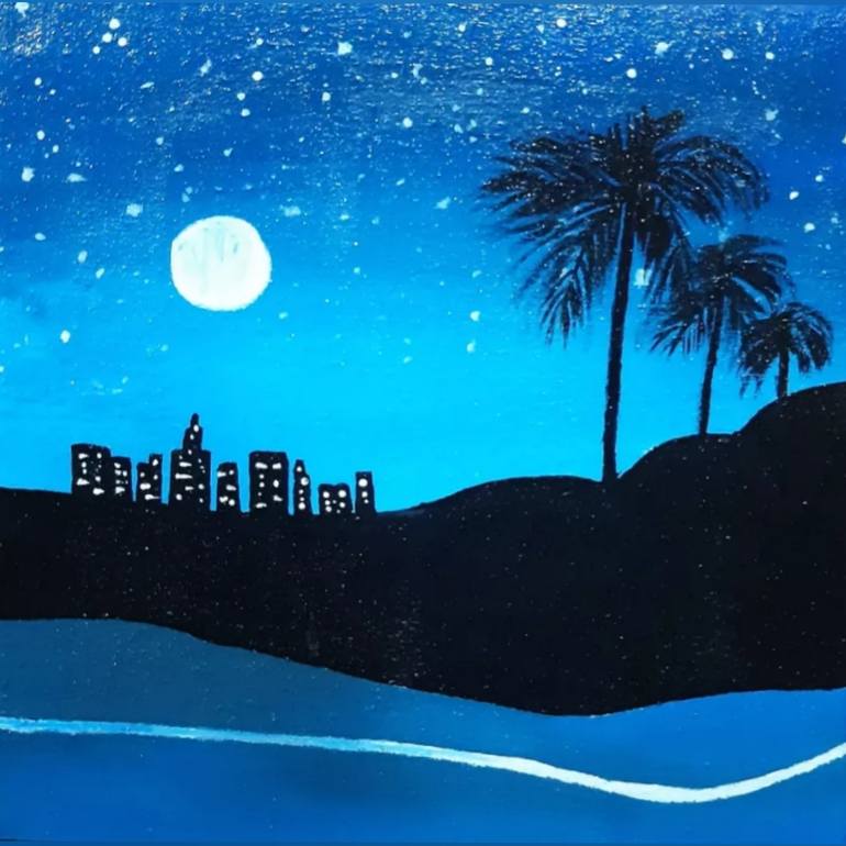Simple Night Paintings