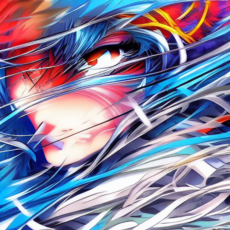 Vibrant Color and movement in Contemporary style. Digital by Stuart ...