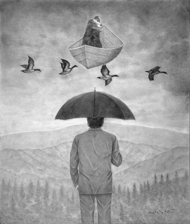 Have a Nice Voyage Drawing by Tatang B Sp | Saatchi Art