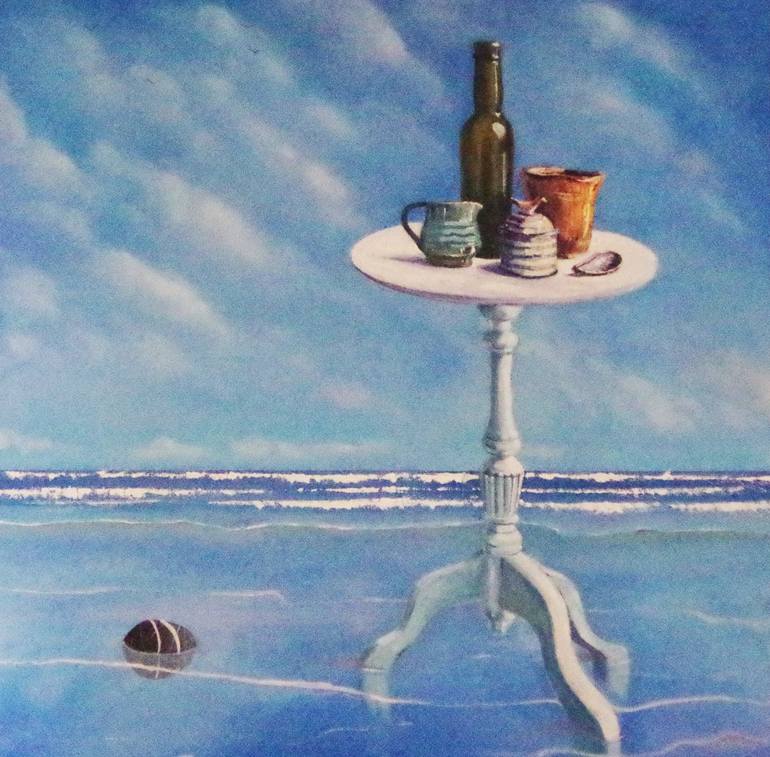 The Occasional Table Painting by Tim Burns | Saatchi Art