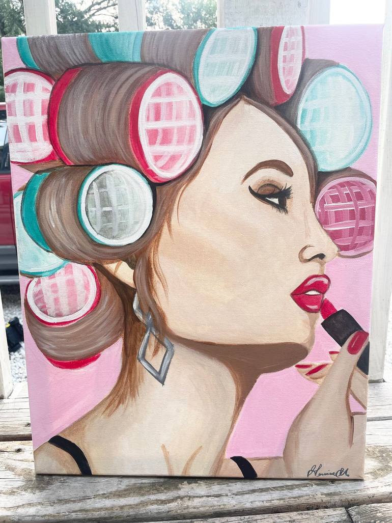 Red Lover Painting by Genevieve Greer | Saatchi Art